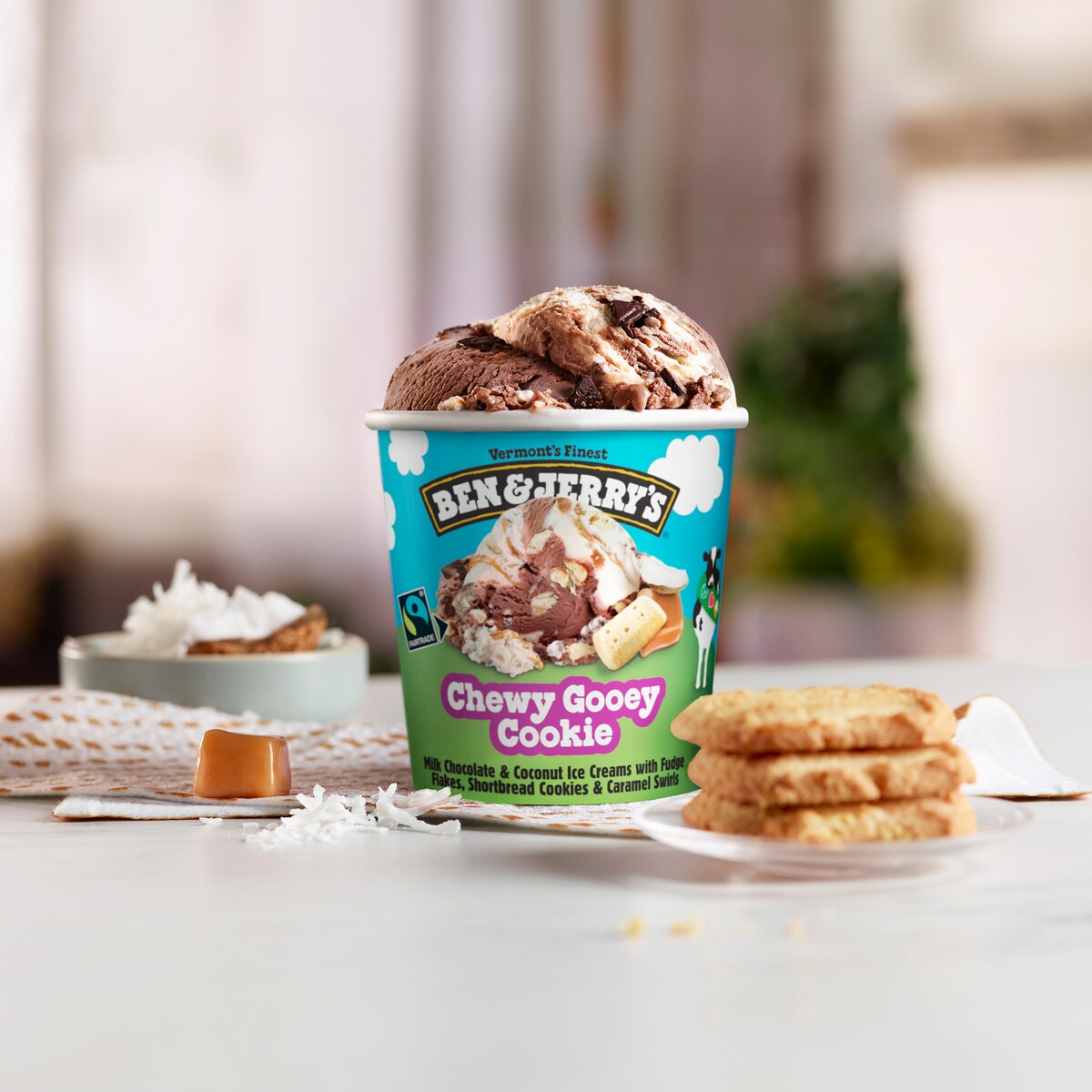 Chewy Gooey Cookie Ice Cream Ben And Jerrys